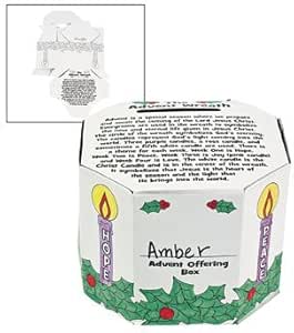 Amazon.com: Color Your Own Advent Offering Boxes - Religious Crafts ...