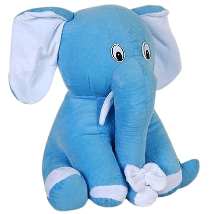 Buy Soft Plush Cute Appu Blue Sitting Elephant Animal Soft Stuffed Toy ...