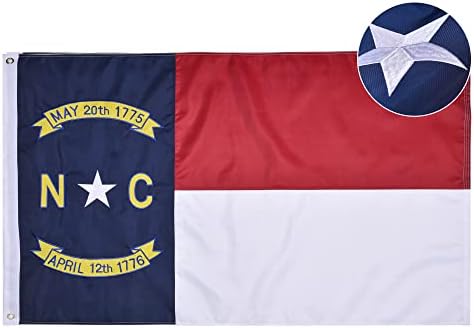 Amazon.com: Annin Flagmakers North Carolina State Flag USA-Made to ...