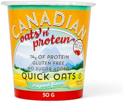 Amazon.com : Canadian Oats n’ Protein - Instant High Protein Oatmeal ...