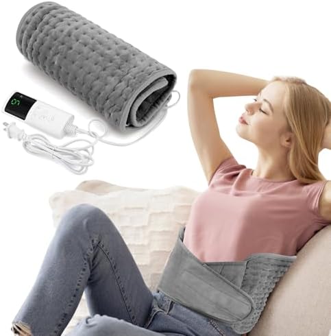 Amazon.com: Heating Pad for Back Pain Relief, Wearable Heating Pad ...
