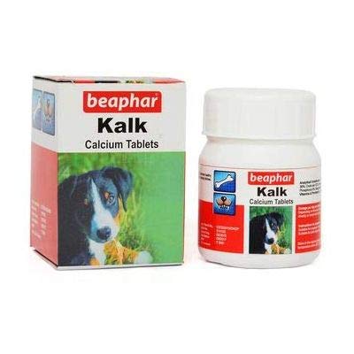 Beaphar Kalk Calcium Tablets | 60 Tab | by Woofsnwags : Amazon.in: Pet ...
