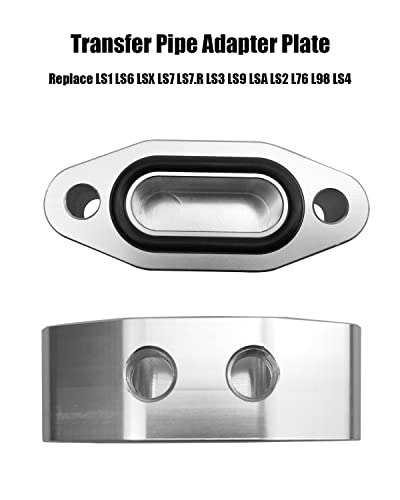 Snapklik.com : LS Oil Port Adapter 90 Degree 1/8 NPT LS Twin Turbo Oil ...