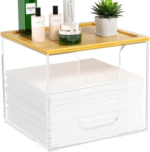 Amazon.com: TAINESS Disposable Face Towel Storage Box Compatible with ...