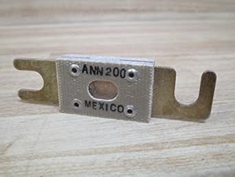Fuse, 200A, Ann, 125Vac/80Vdc, Bolt-On : Amazon.in: Industrial & Scientific