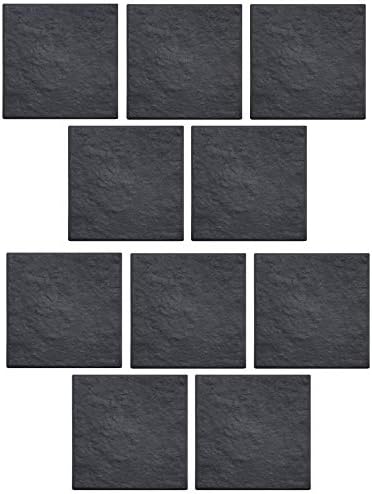 4 x Grey Square Stomp Stone : Amazon.co.uk: Garden