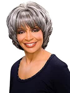 Amazon.com : Margaret Wig Color 280 Salt and pepper - Foxy Silver Wigs ...