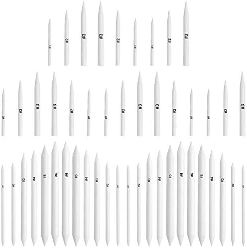 FEBSNOW 12 Pcs Blending Stump and Tortillions, Paper Art Blenders, Art Pencils, Drawing Pencils ...