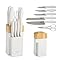 Amazon.com: Tasty Kitchen Knife Set with Block, Cutlery Set includes ...