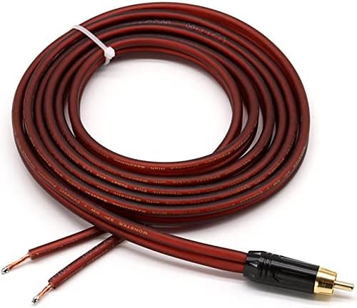 RCA to Speaker Wire Adapter, tunghey Speaker Bare Wire Cables to RCA ...