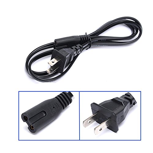 Caring 2-Prong AC Power Cord Cable Lead for HP Deskjet Printer Scanner ...