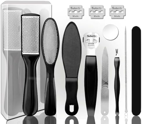 Amazon.com: 10pcs Professional Pedicure Kit, Foot rasp Foot File and ...