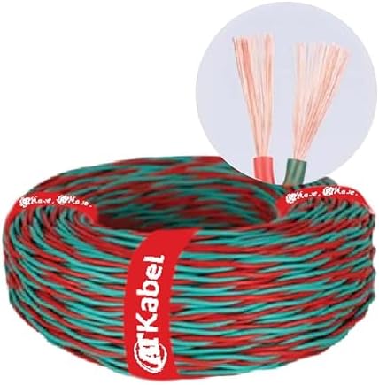 AT Kabel Flexible PVC Wire 2 Core 40/76 Electrical Wire, Home ...