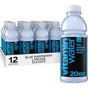Amazon.com: vitaminwater Blue Raspberry Limeade Elevate Nutrient ...