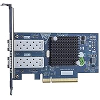 Amazon.com: 10Gb PCI-E NIC Network Card, Dual SFP+ Port, with Intel ...