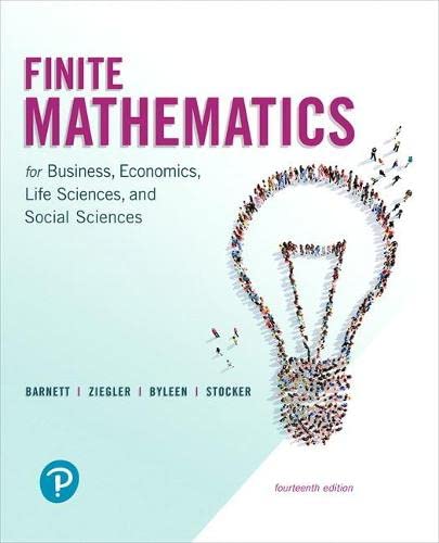 Amazon.com: Finite Mathematics for Business, Economics, Life Sciences ...
