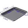 Amazon.com: HYTK Small Baking Sheet Nonstick 9.45 X 7.09 Inch (Inner 7 ...