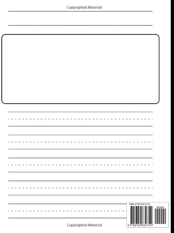 Writing Paper With Drawing Space