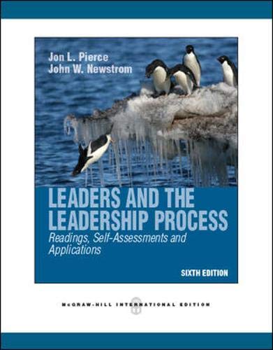 Leaders and the Leadership Process: Jon L. Pierce: 9780071289528 ...