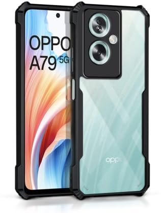 Casodon Crystal Clear Back Cover Case for Oppo A79 5G | 360 Degree ...