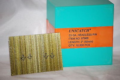 2" 23 Gauge Galv. Unicatch Headless Pins Fits:Grex, Senco,Bostitch ...