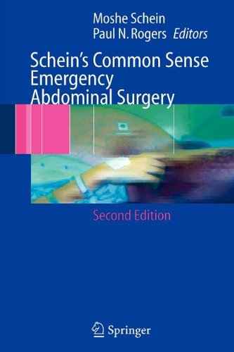 Schein's Common Sense Emergency Abdominal Surgery: Schein, Moshe ...
