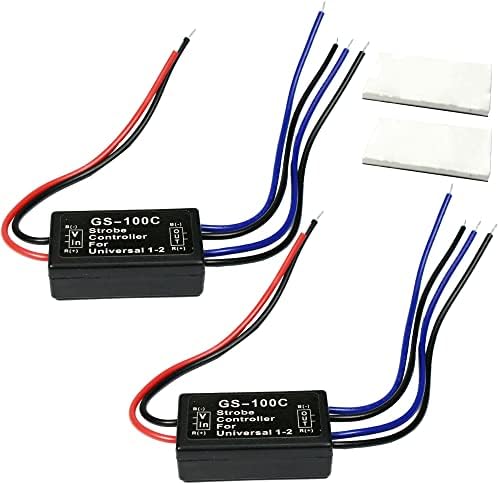 Amazon.com: Moioee Car Flash Strobe Controller, 2PCS 12-30V LED Brake ...