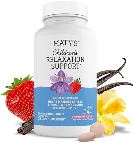 Amazon.com: Matys Kids Relaxation Support Chewable Tablets for Ages 4 ...