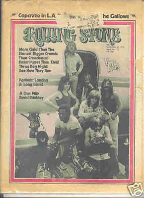 ROLLING STONE MAGAZINE ISSUE # 117-SEPTEMBER 14TH, 1972-3 DOG NIGHT ...