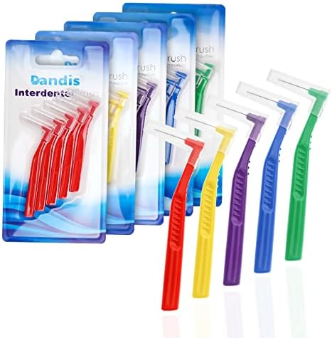 Amazon.com : HQSLsund Interdental Brush Angle, Angled Dental Brush ...
