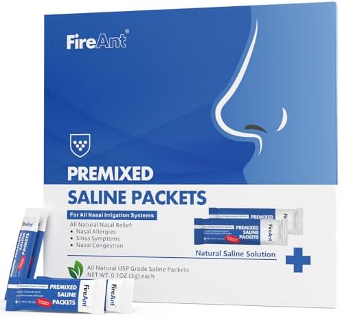 Amazon.com: Nascool Saline Packets, Premixed Salt Packets for Nose Wash ...