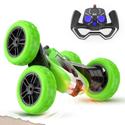 UJhay 2023 Remote Control Drift Double-Sided Tumble Stunt car, Dump car ...