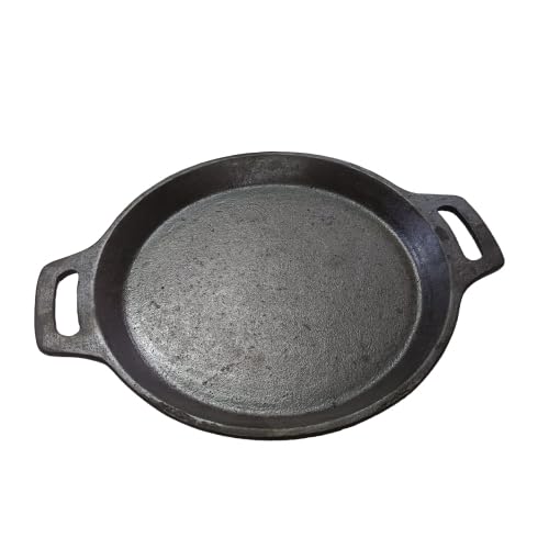 Buy Bhagya Cast Iron Pre-Seasoned Fish Fry Pan on Gas & Induction ...