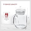 Amazon.com: Amici Home Italian Igloo Quadra Glass Pitcher with Lid and ...