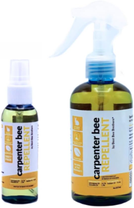 Amazon.com: Carpenter Bee Repellent Citrus Citronella Natural Essential ...