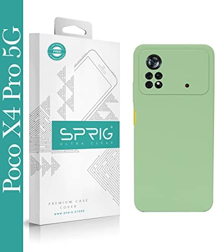 SPRIG Liquid Silicone Back Cover Back Case for Poco X4 Pro 5G, Shock ...