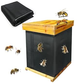 Amazon.com: 8 Frame Winter Bee Hive Wrap Windproof Winter Beehive ...
