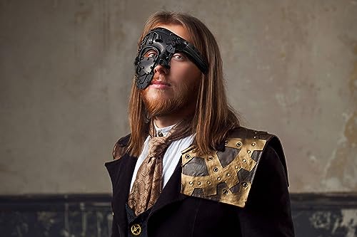 Balinco Steampunk Half Mask (Black) – BigaMart