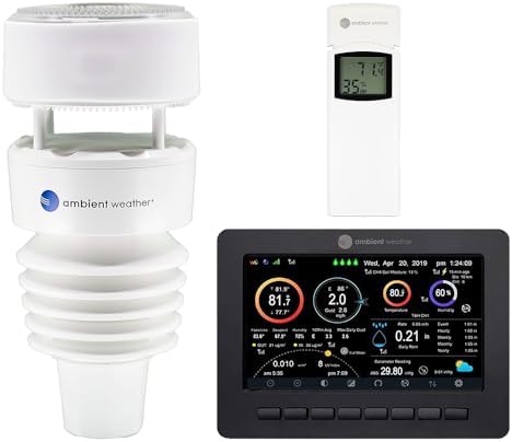 Amazon.com: Ambient Weather WS-5000 Pool Bundle - Ultrasonic Smart ...