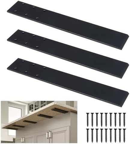 LCGP Countertop Support Brackets, 3 Piece 15" Long Solid Heavy Duty ...