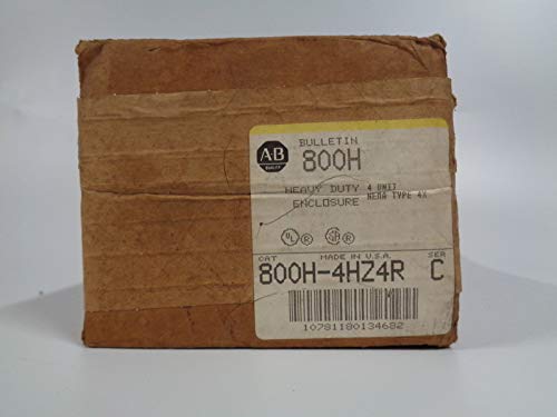 Allen Bradley via TCS 800H4HZ4R Ser. C NSFP (BR/YL) 800H 4HZ4R: Amazon ...