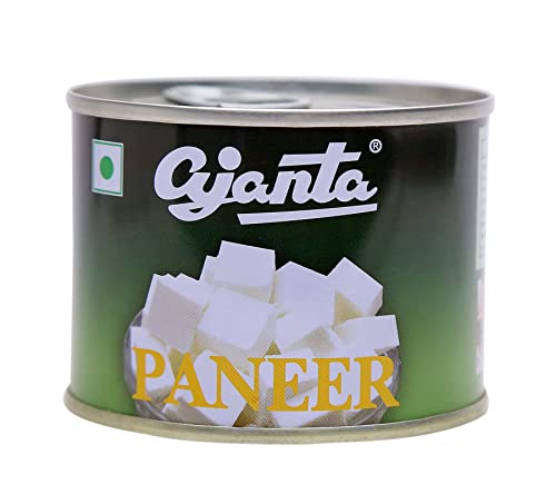 Ajanta Sterilized Canned Paneer (200g) - Pack of 6 (Easy Open Can ...