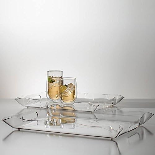 Amazon.com: Torre & Tagus Ripple Acrylic Trays - Set of Two : Home ...