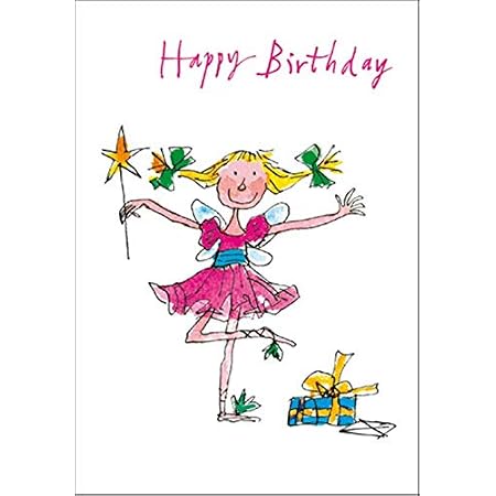 Quentin Blake Birthday Fairy Greeting Card Popular Range Greetings ...