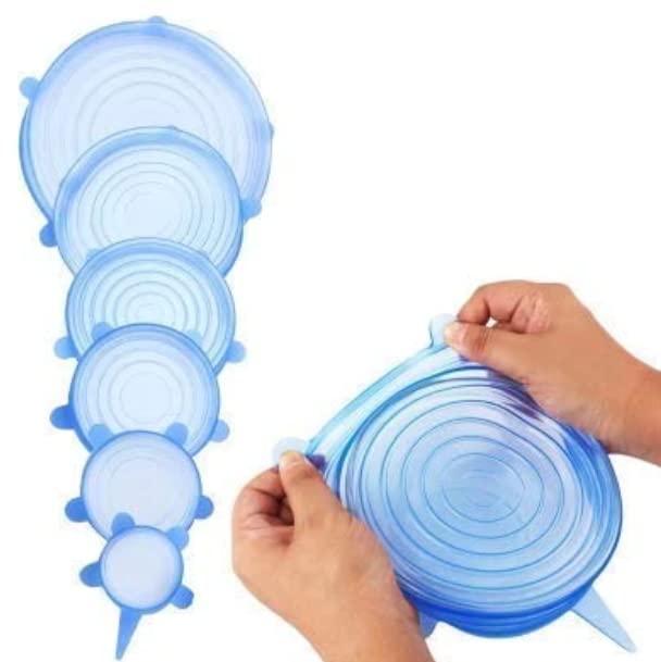 Qwid Silicone Stretch Lids Reusable Flexible and Expandable Covers ...