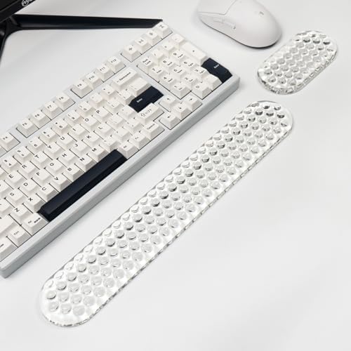 Amazon.com : Ergonomic Silicone Gel Keyboard and Mouse Wrist Rest Set ...