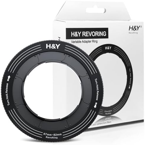 Amazon.com : H&Y Step-Up Rings Adapter Variable Step Up Ring Lens ...