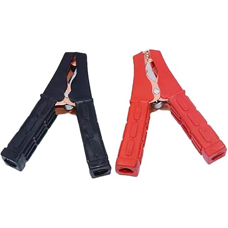 NA 2 Pcs Jump Lead Clips Alligator Clamps Car Battery Clamps for Car ...
