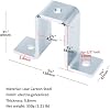 Amazon.com: 4 Pcs 3 Hole U-Fitting Cross Strut Connector Bracket for 1 ...
