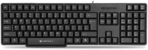 Amazon.in: Buy ZEBRONICS USB Keyboard with Rupee Key, USB Interface and ...
